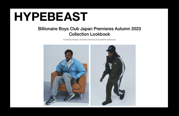 PRESS INFO. HYPEBEAST – BILLIONAIRE BOYS CLUB / ICECREAM OFFICIAL ...